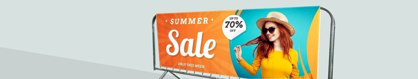 Striscione personalizzato in PVC, mesh, TNT, poliestere: alta qualità ...